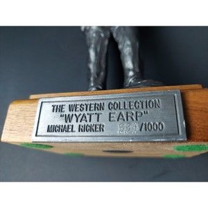 Michael Ricker Pewter | Art | Michael Ricker Signed Pewter Wyatt Earp ...
